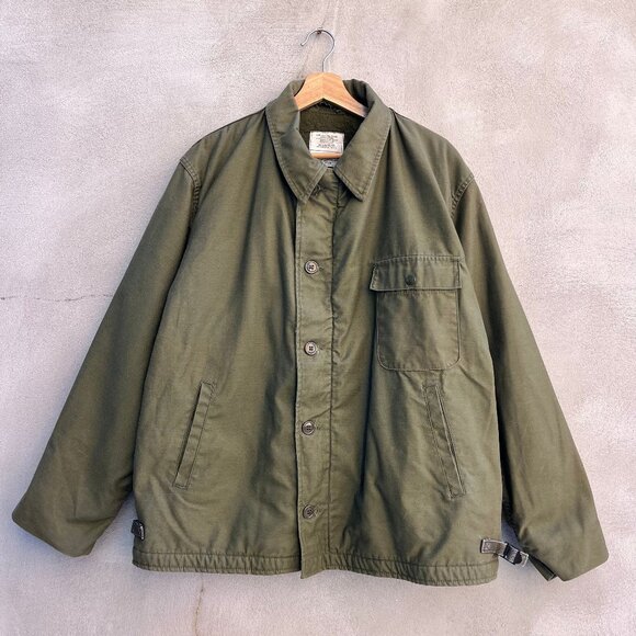 American Vintage | Jackets & Coats | 8s Usn N2 Military Deck Jacket ...